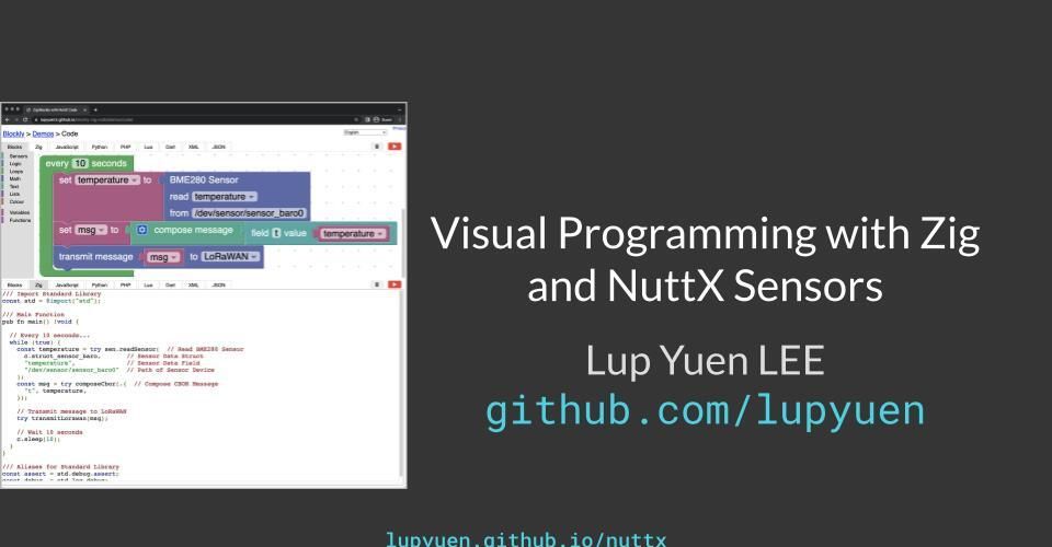 Visual Programming with Zig and Apache NuttX Sensors - Zig NEWS