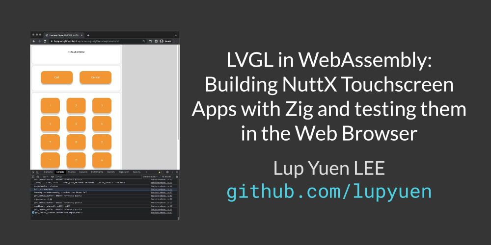 LVGL in WebAssembly: Building NuttX Touchscreen Apps with Zig and ...