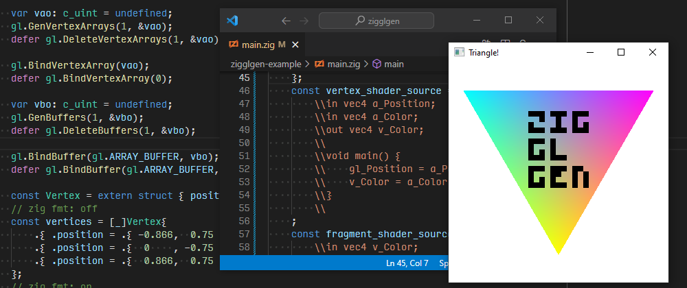 Announcing zigglgen, Zig OpenGL binding generator - Zig NEWS Announcing zigglgen, Zig OpenGL binding generator - Zig NEWS